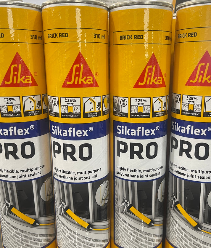 SIKAFLEX PRO Brick Red CTR 310ml Sealant for concrete and masonry faca ...